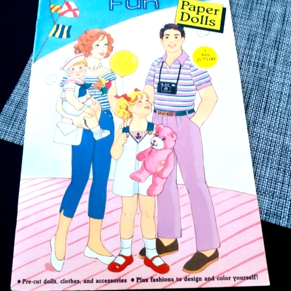Checkerboard Press | Other | Vintage 989 Checkerboard Press Paper Doll ...